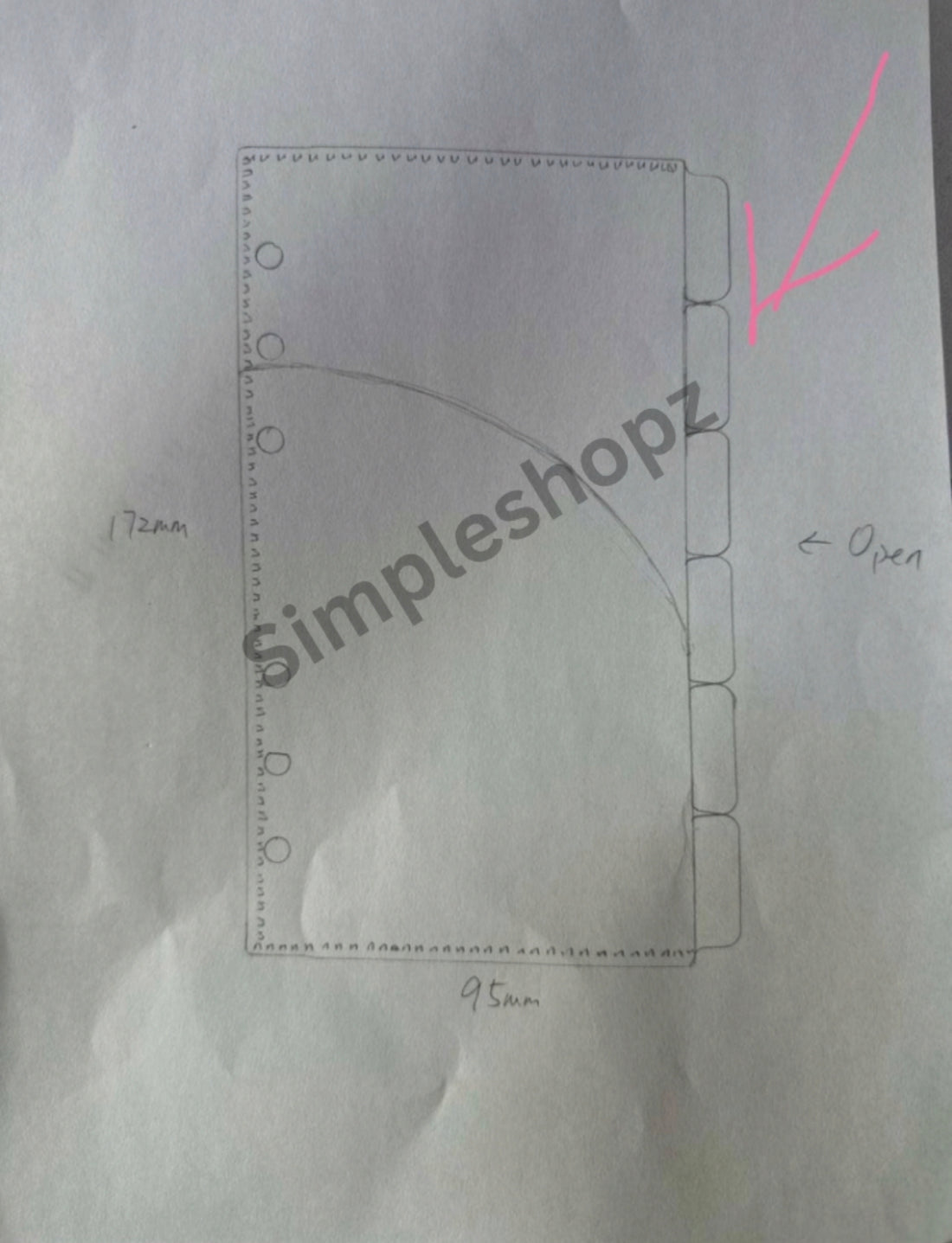 New! Original- A6 Plastic Double Pocket Tabbed Envelopes (6 Tabs ...