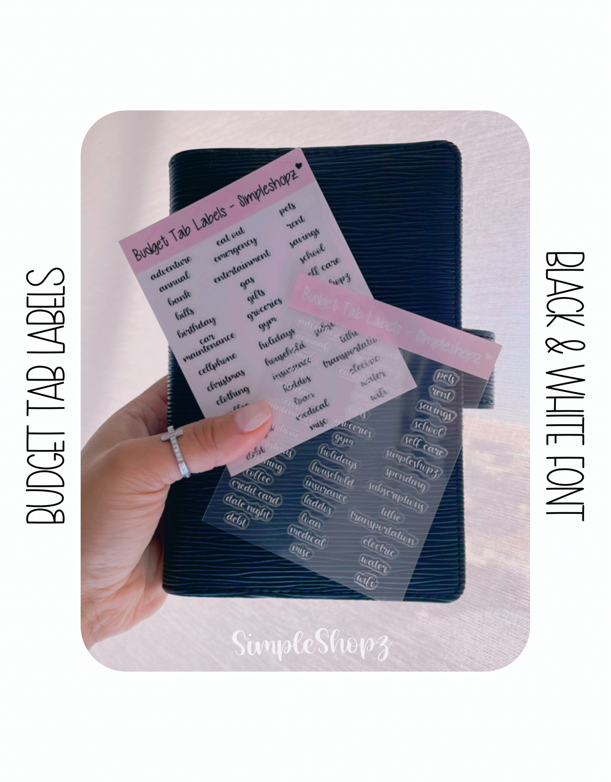 New! Tab Labels for A6 & A7 Envelopes – SimpleShopz